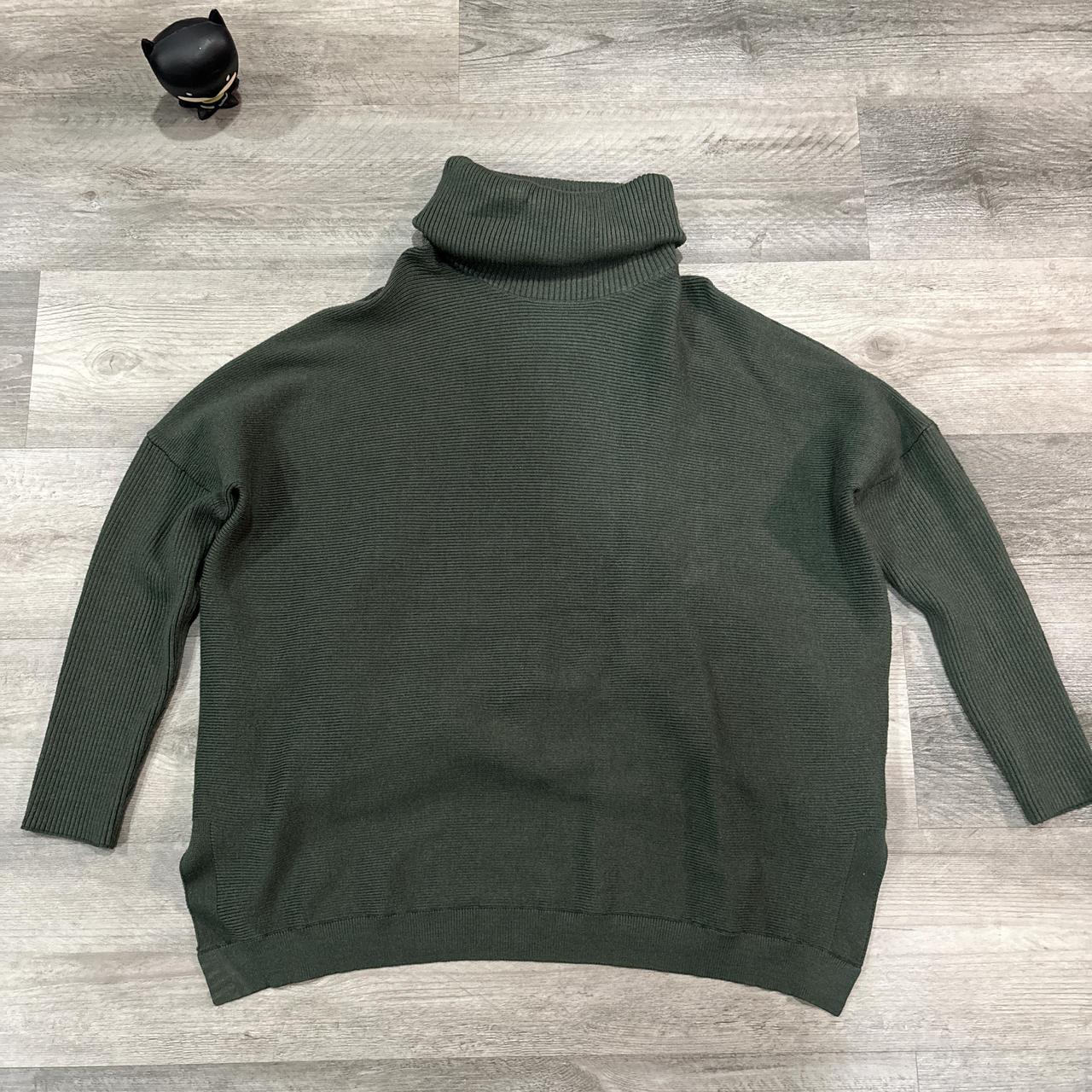 Sweater foldable turtle neck size L good... - Depop