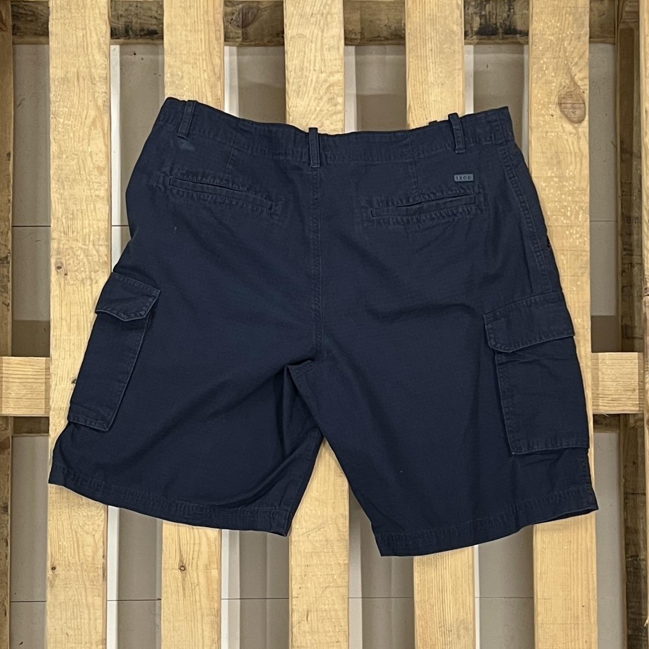 3D-00088 Mens Vintage Izod Cargo Shorts Navy... | Depop