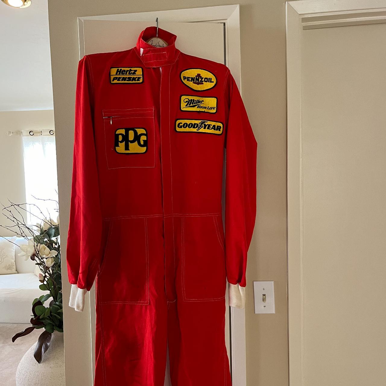 SIMPSON FIRE SUIT, HERTZ PENSKE RACE TEAM... - Depop