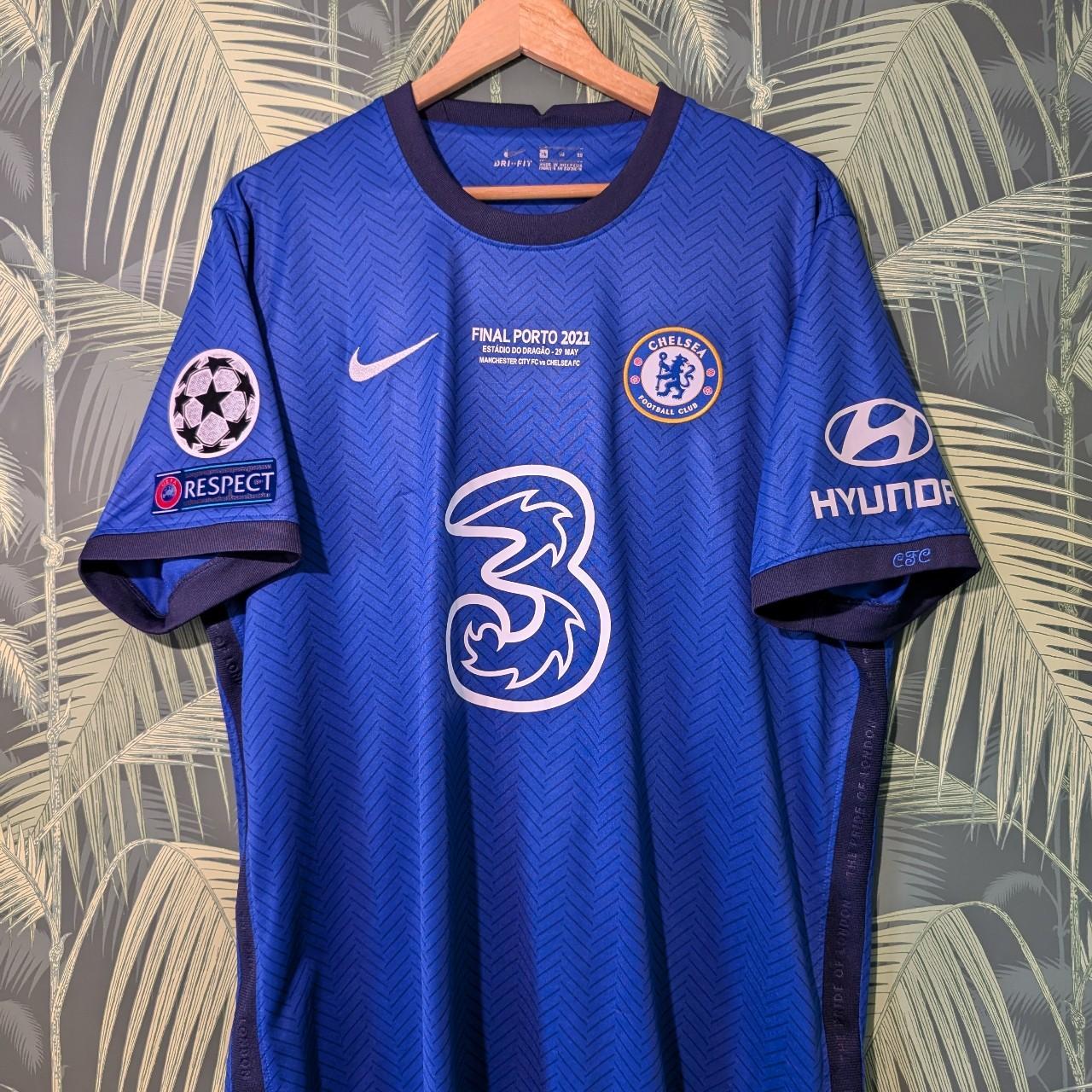 Chelsea 2020-2021 official home shirt mens... - Depop