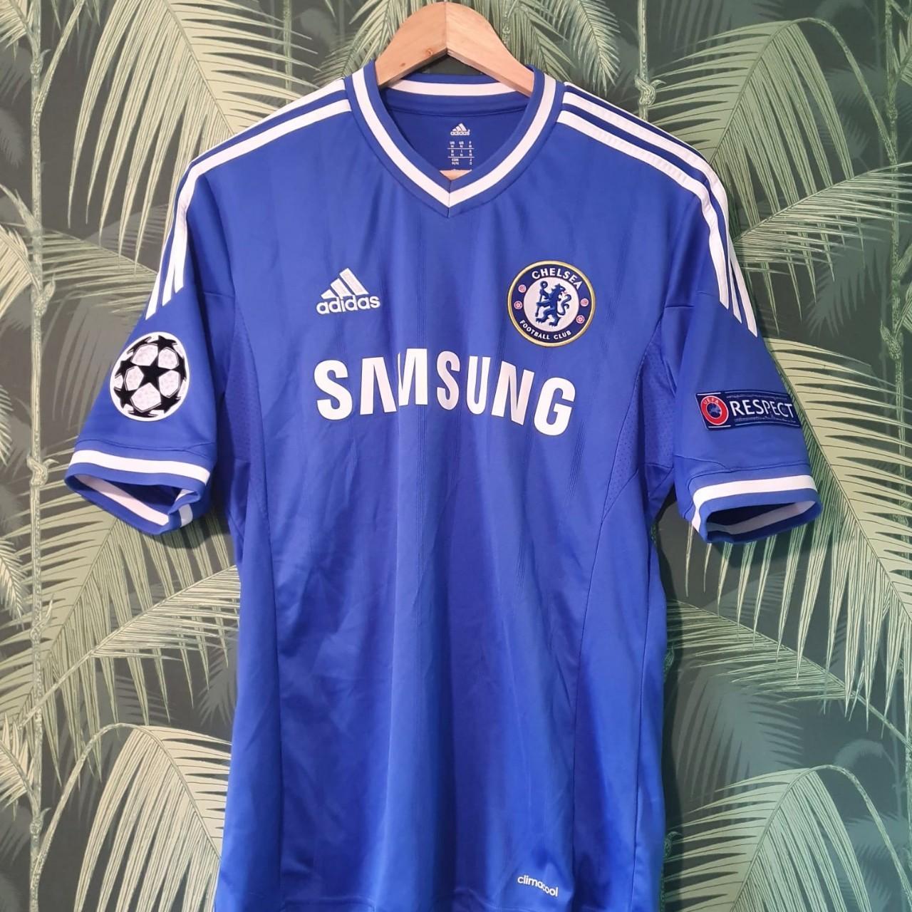 Chelsea 2013-2014 official home shirt mens... - Depop