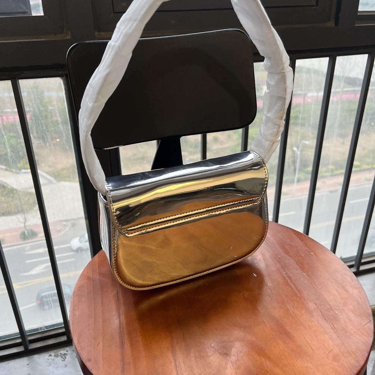 Diesel Bag - 1DR Leather in a metallic finish Top... - Depop