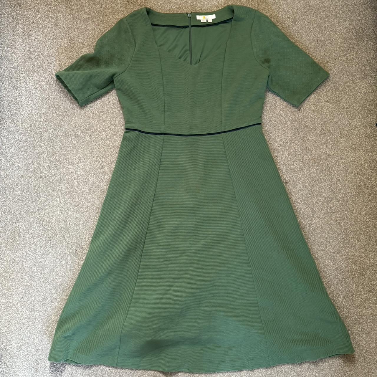 Boden Green Dress Size UK 14 Perfect Condition - Depop