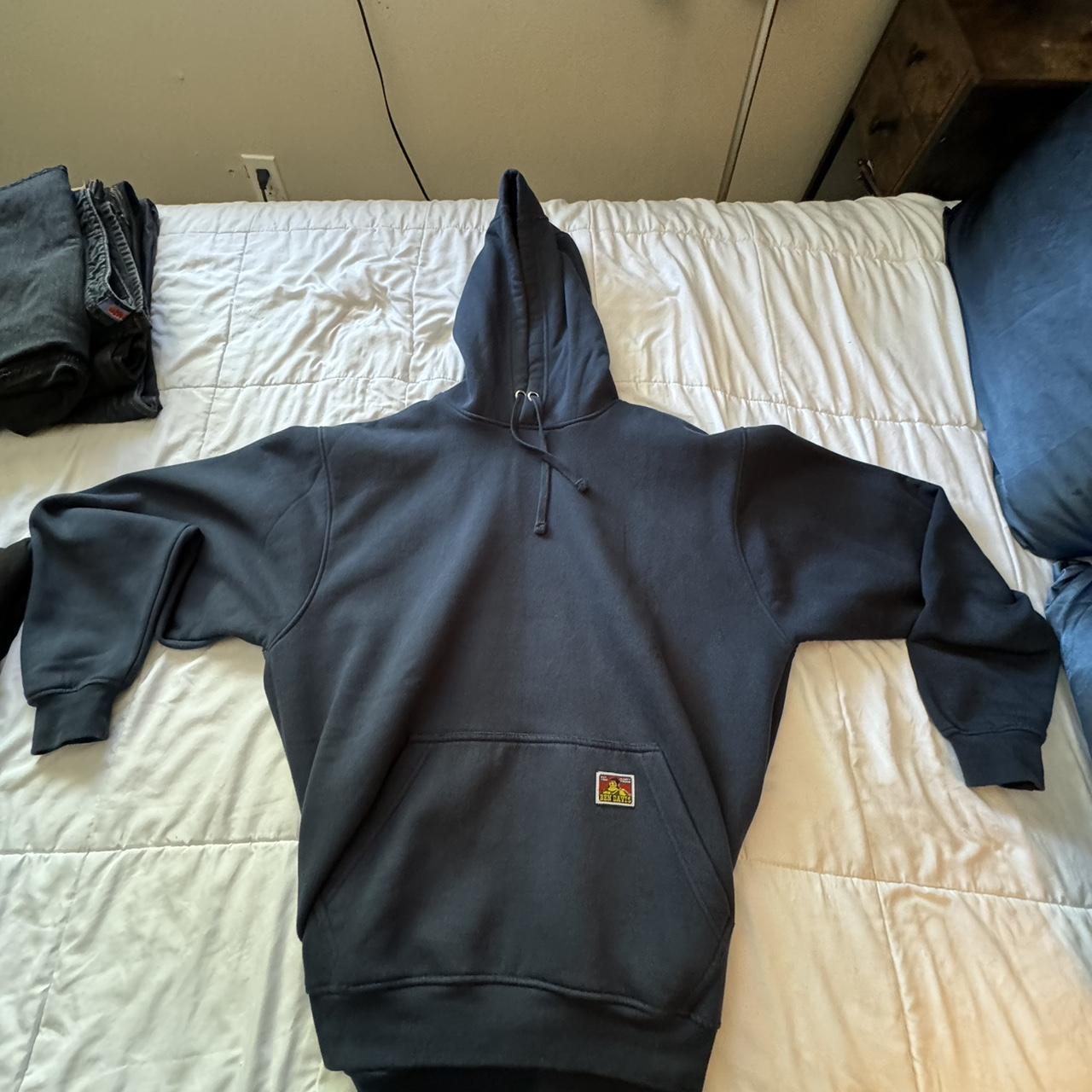 Ben Davis blue hoodie - Depop