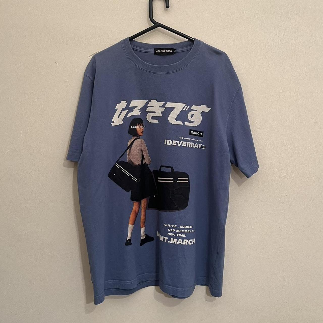 Aelfric Eden Blue Graphic Tee Size Fit:... - Depop