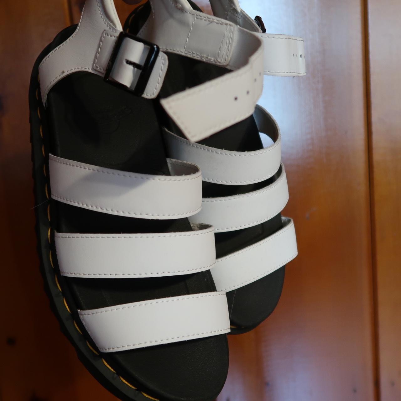 dr martin white sandals #drmartic #docs #sandals #white - Depop