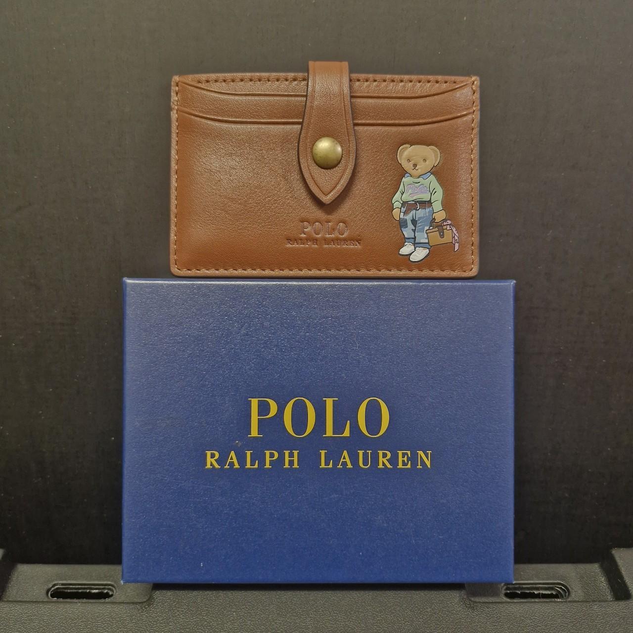 RALPH LAUREN POLO BEAR CARD HOLDER. GENUINE... - Depop