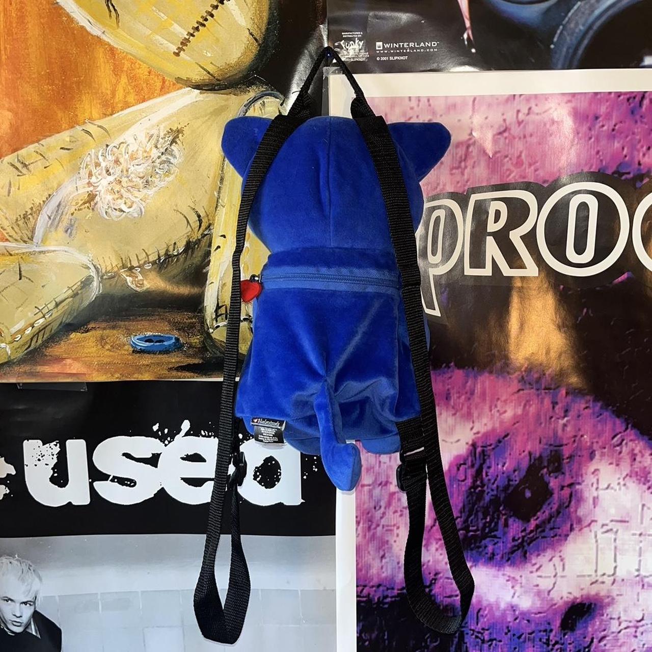 RARE BLUE KIT THE CAT SKELANIMAL PLUSH BACKPACK ... - Depop