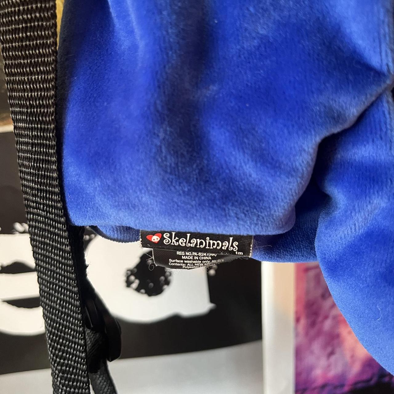 RARE BLUE KIT THE CAT SKELANIMAL PLUSH BACKPACK ... - Depop