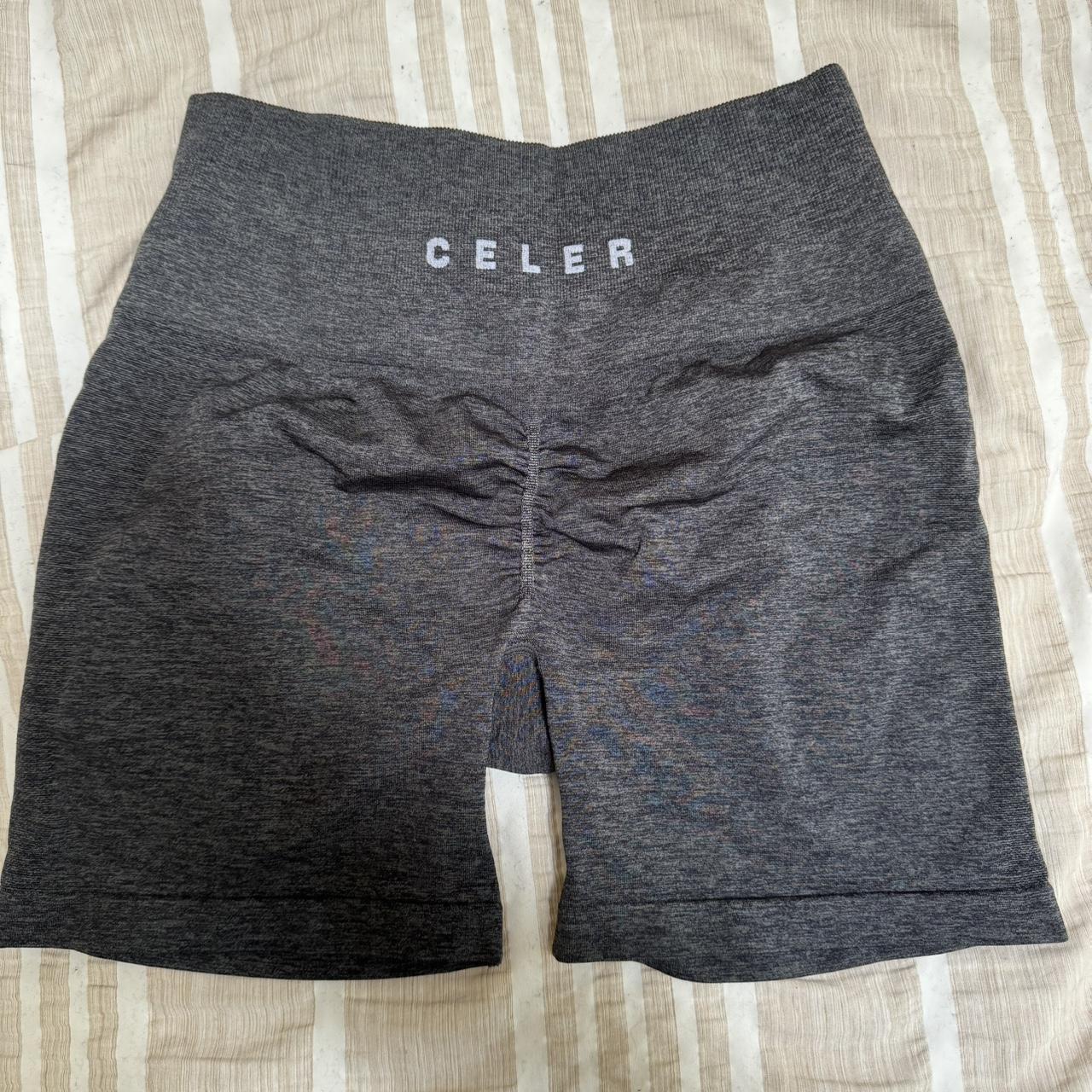 CELER (Amazon) dark grey biker shorts. Never worn.... - Depop