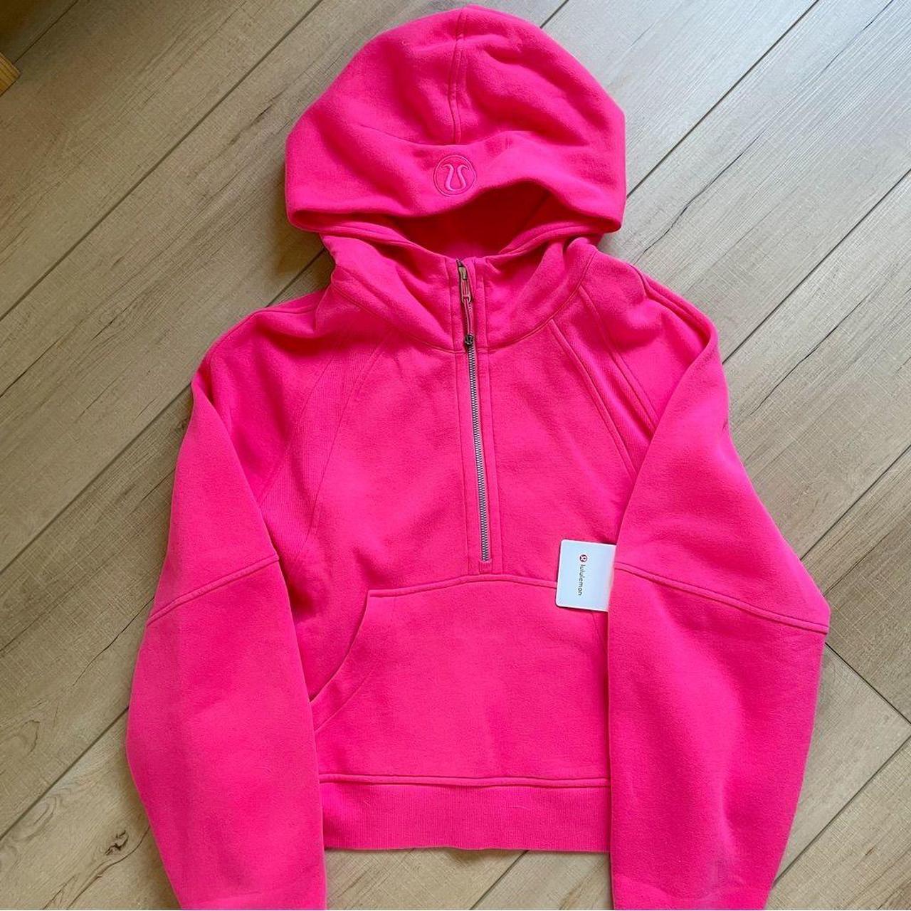 Set of three HOT PINK LULULEMON ITEMS half zip... - Depop