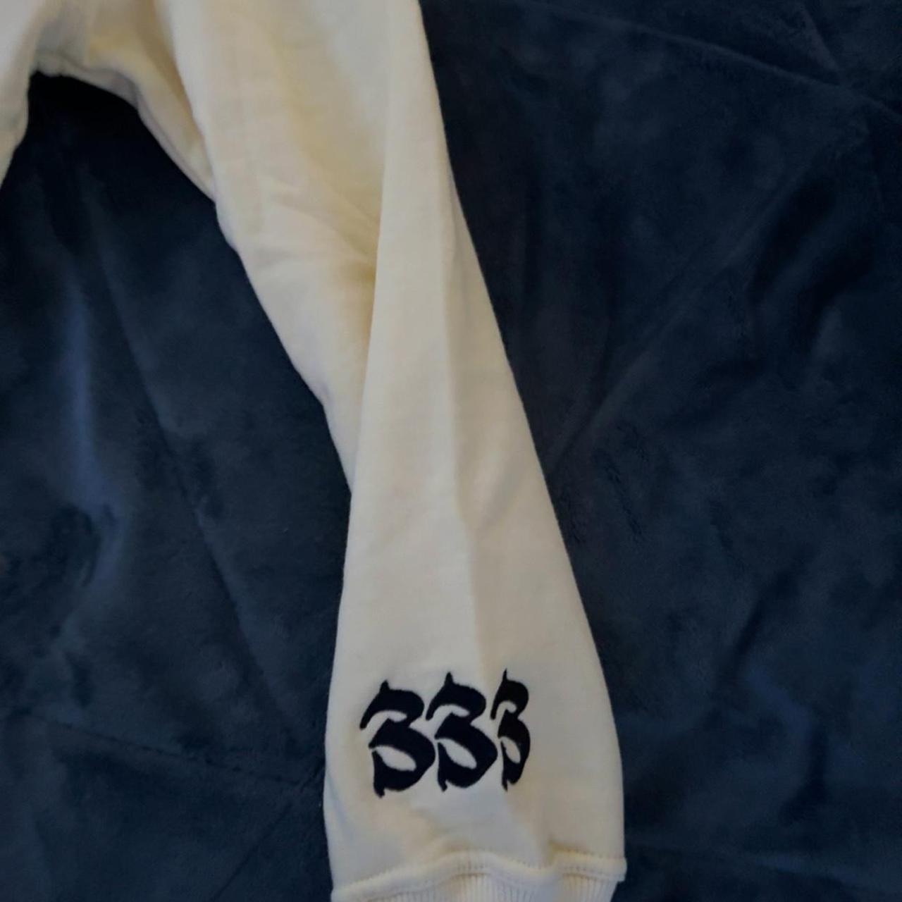 Men’s small Cream Angelic motion zip up hoodie.... - Depop