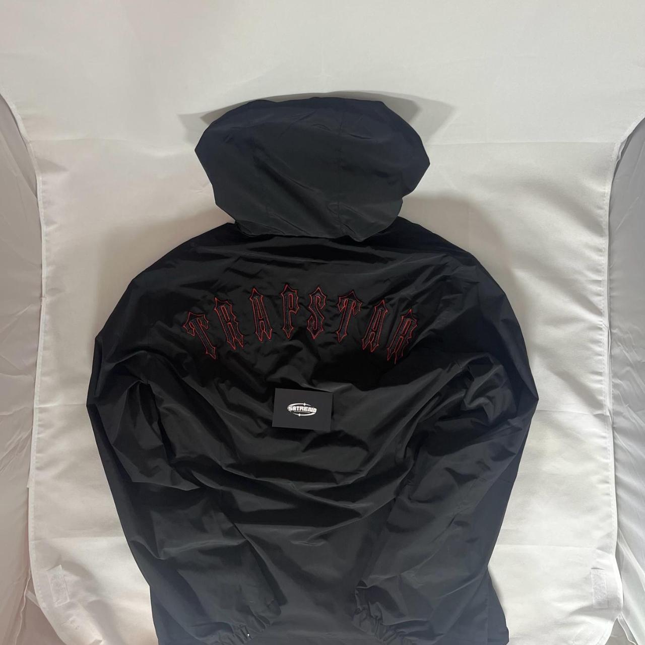 Trapstar T Irongate Windbreaker Black/Red Brand new... - Depop