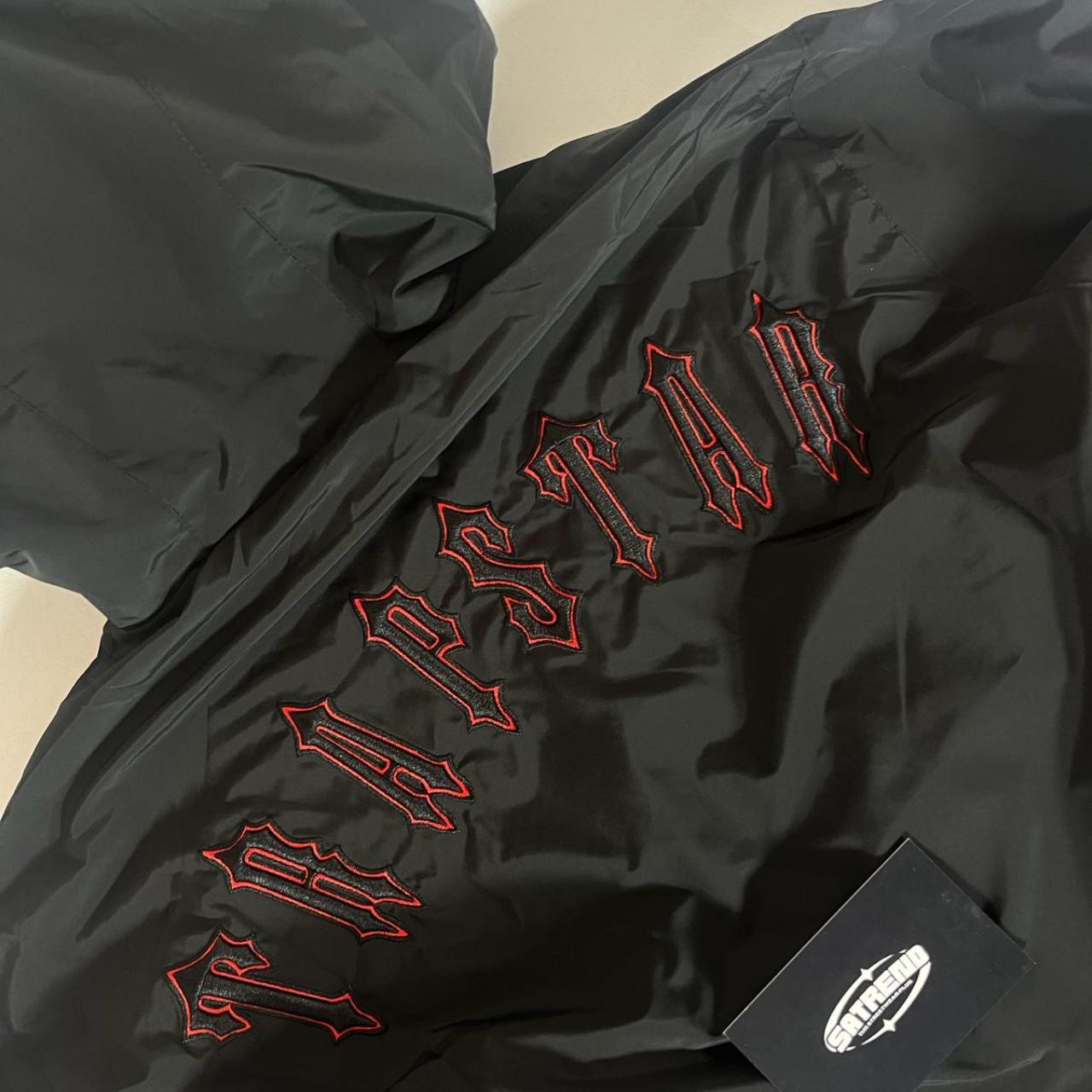 Trapstar T Irongate Windbreaker Black/Red Brand new... - Depop