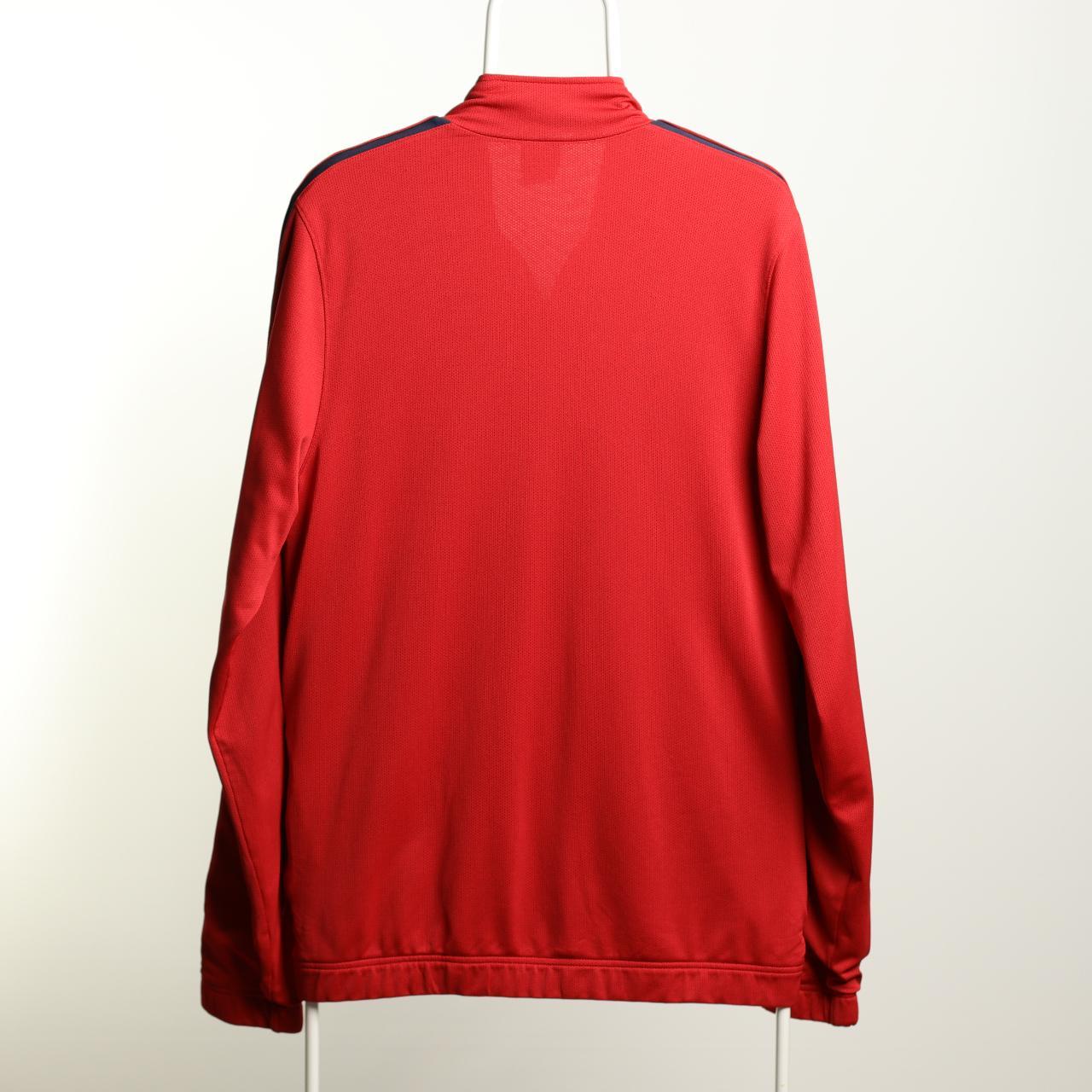 Nike Men's Red and Navy Jacket | Depop