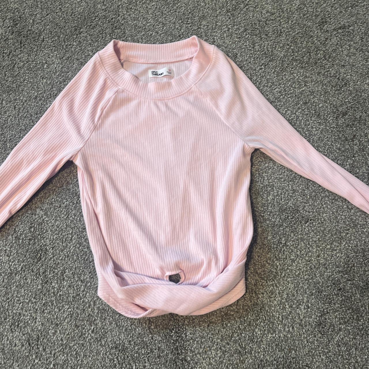 EPIC THREADS long sleeve cropped shirt - Depop