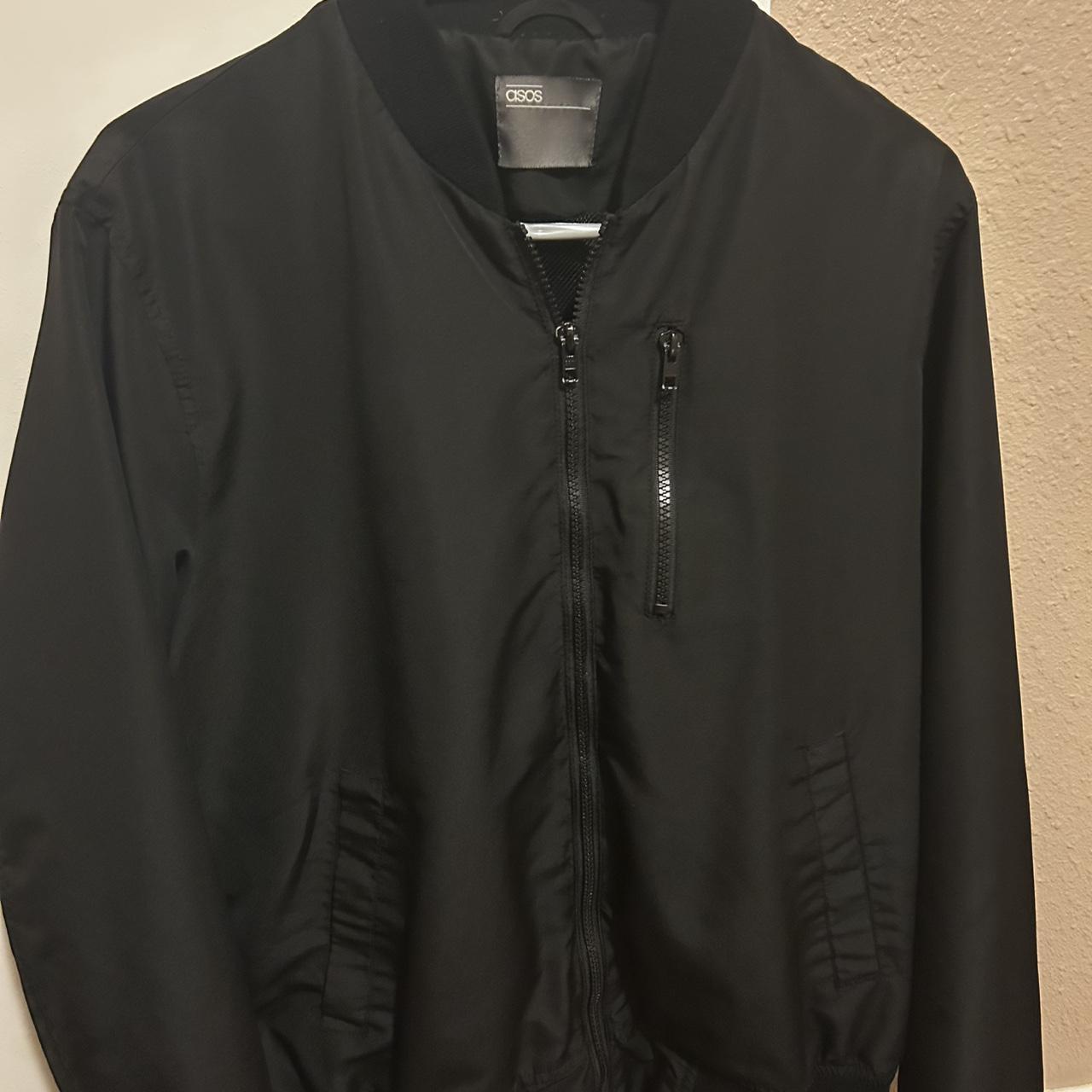 pretty fire zip up windbreaker type material size s... - Depop