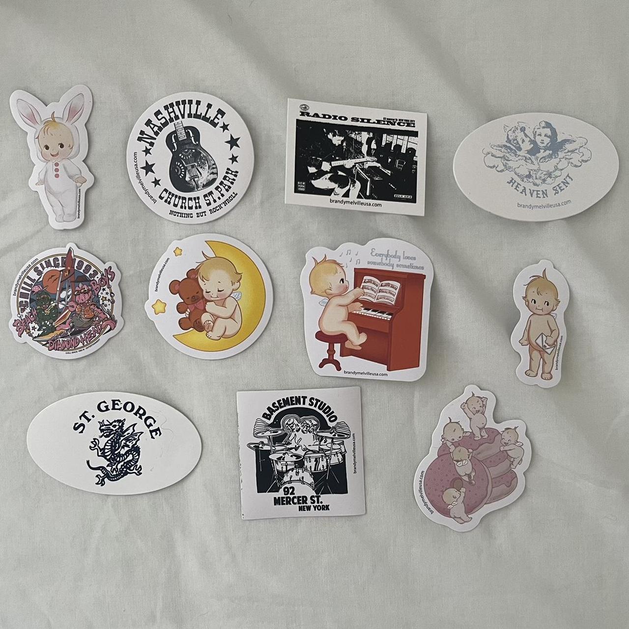 Brandy Melville Stickers £1 for 3 random stickers - Depop