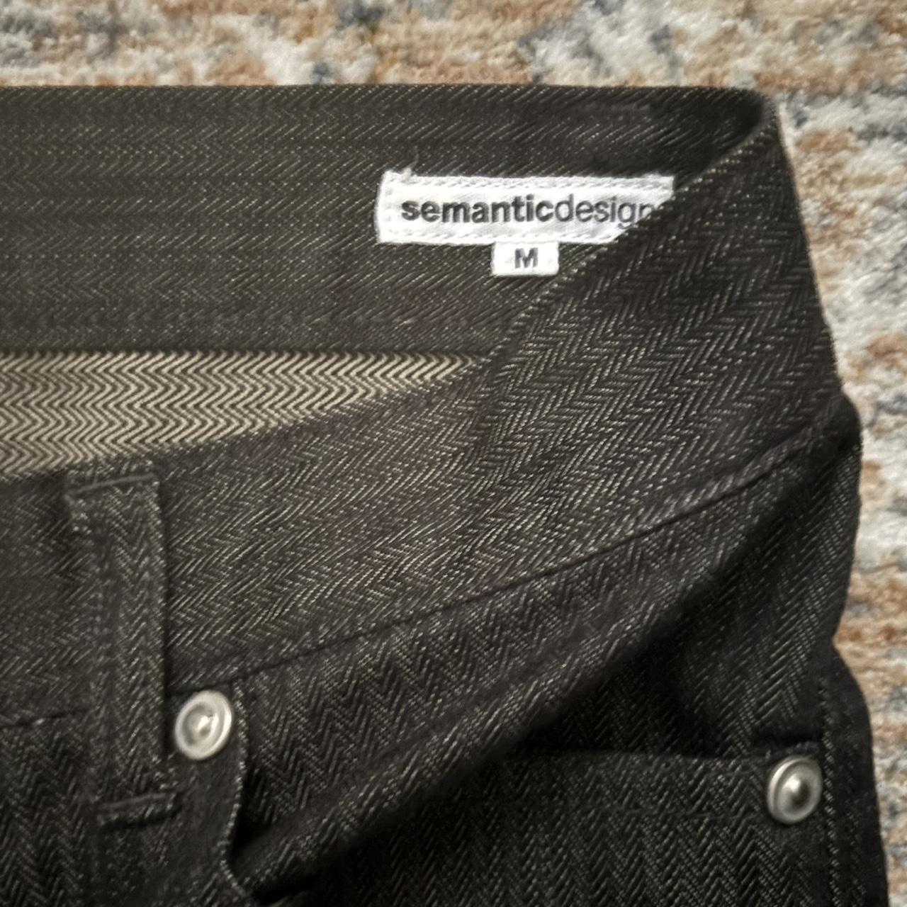 Semantic Design black line jeans from Japan. Sick... | Depop