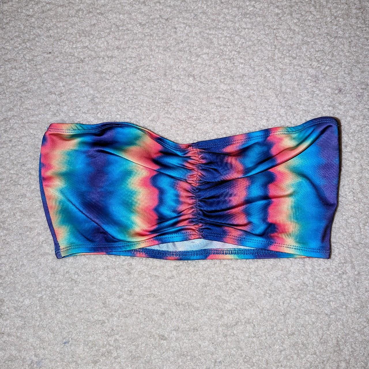 Dolls Kill Club Exx Rainbow Multicolor Bandeu Depop