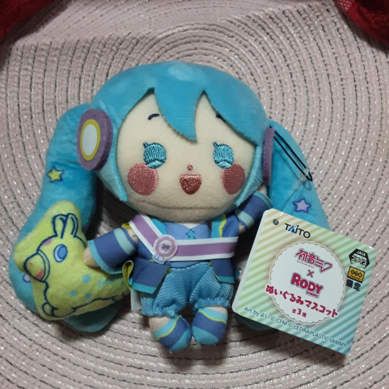 Rody Hatsune Miku plush about 6in tall #Vocaloid... | Depop