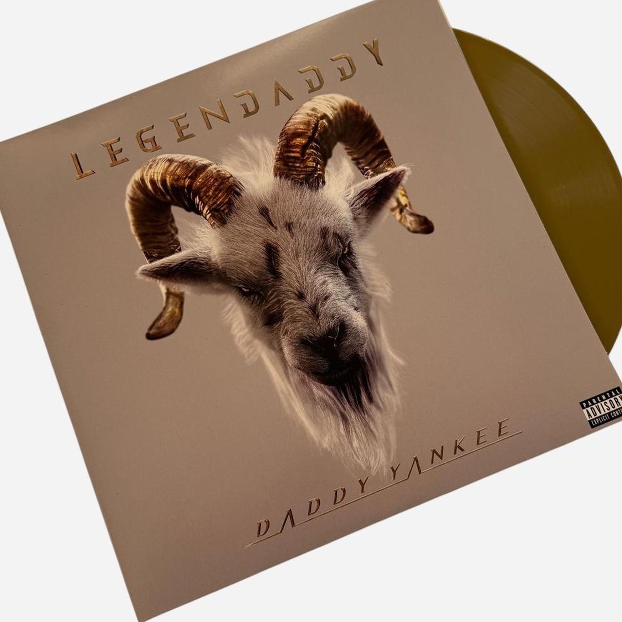 Daddy Yankee Legendaddy vinyl Limited gold colored... | Depop
