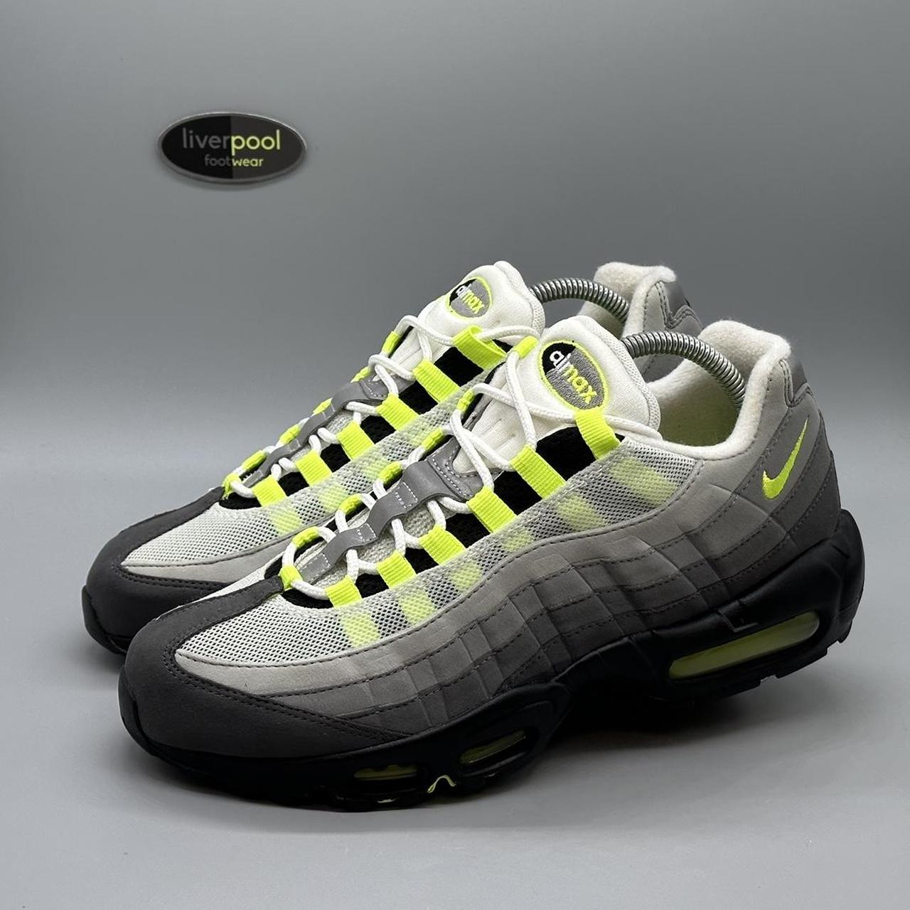 Nike Air Max 95 - Neon - Almost new w/ original... - Depop