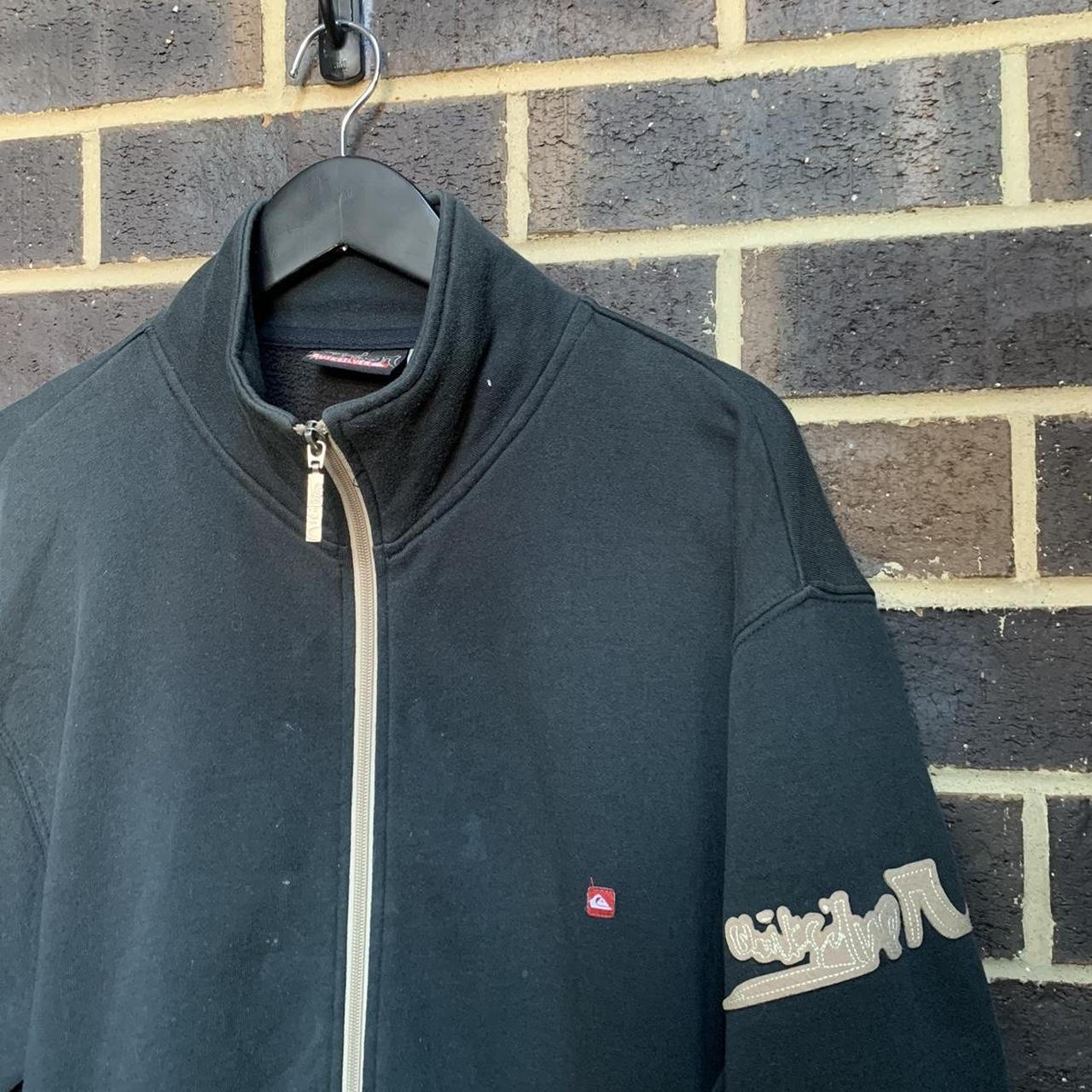 Vintage quicksilver zip up jumper Y2K surf wear... - Depop