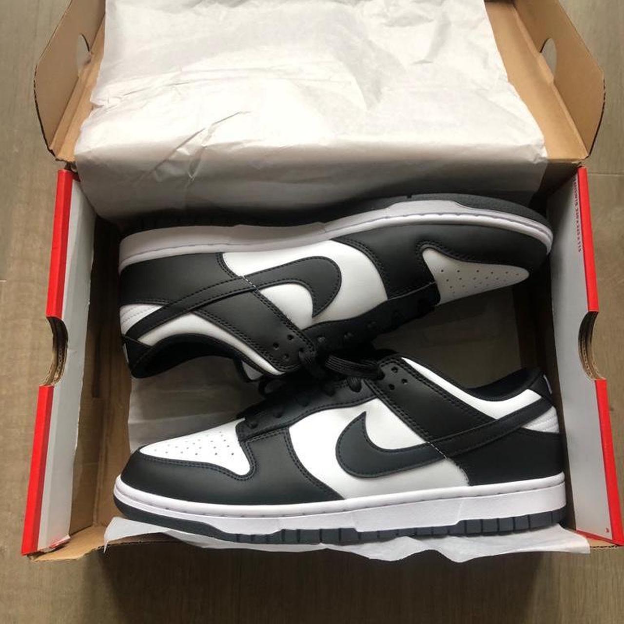 Nike Panda dunk lows Both sizes never worn and in... - Depop
