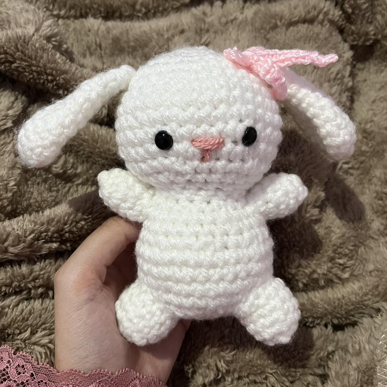 Bon Bon Bunny, a handmade crochet bunny named Bon... - Depop