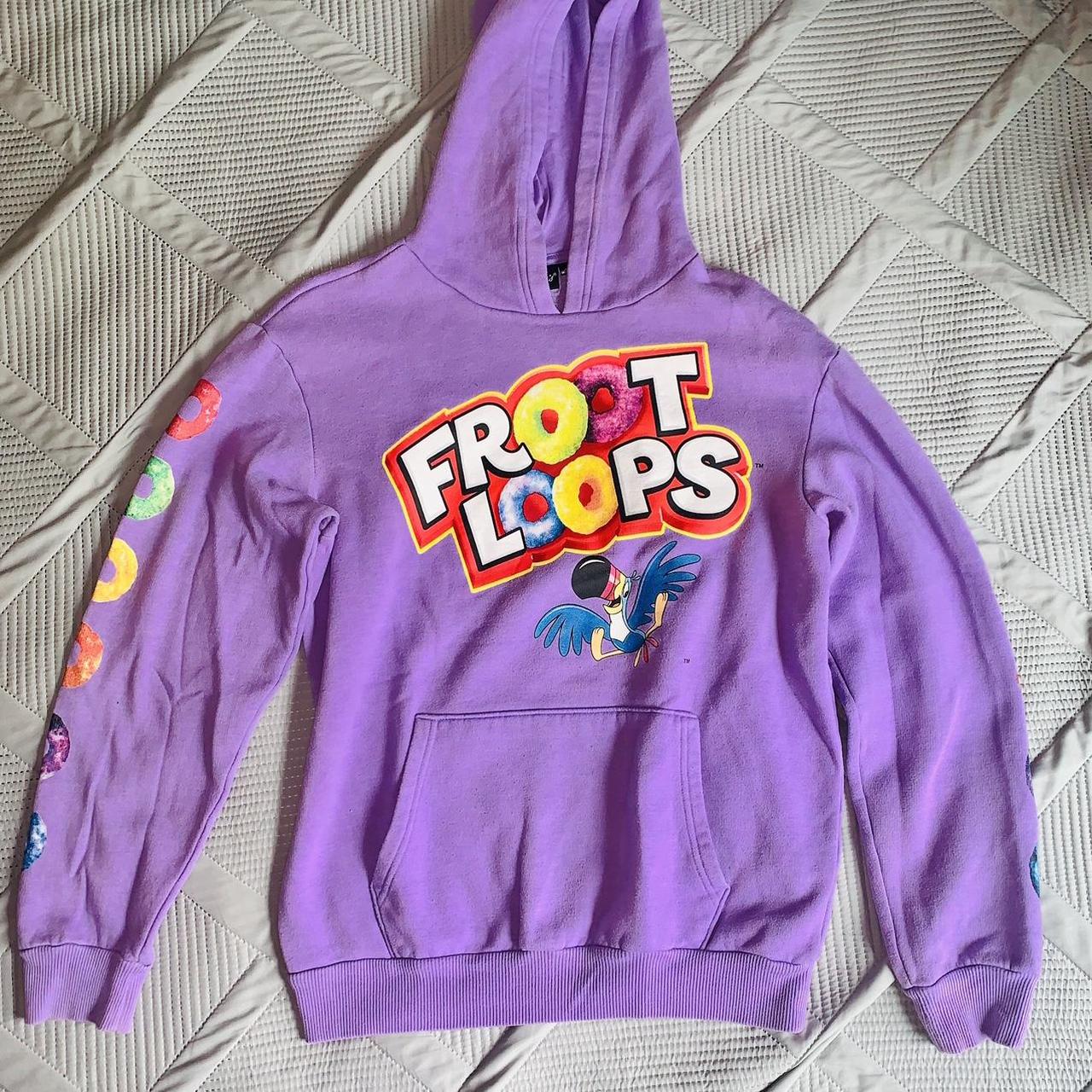 Froot Loops Hoodie Adult Small Gently... - Depop