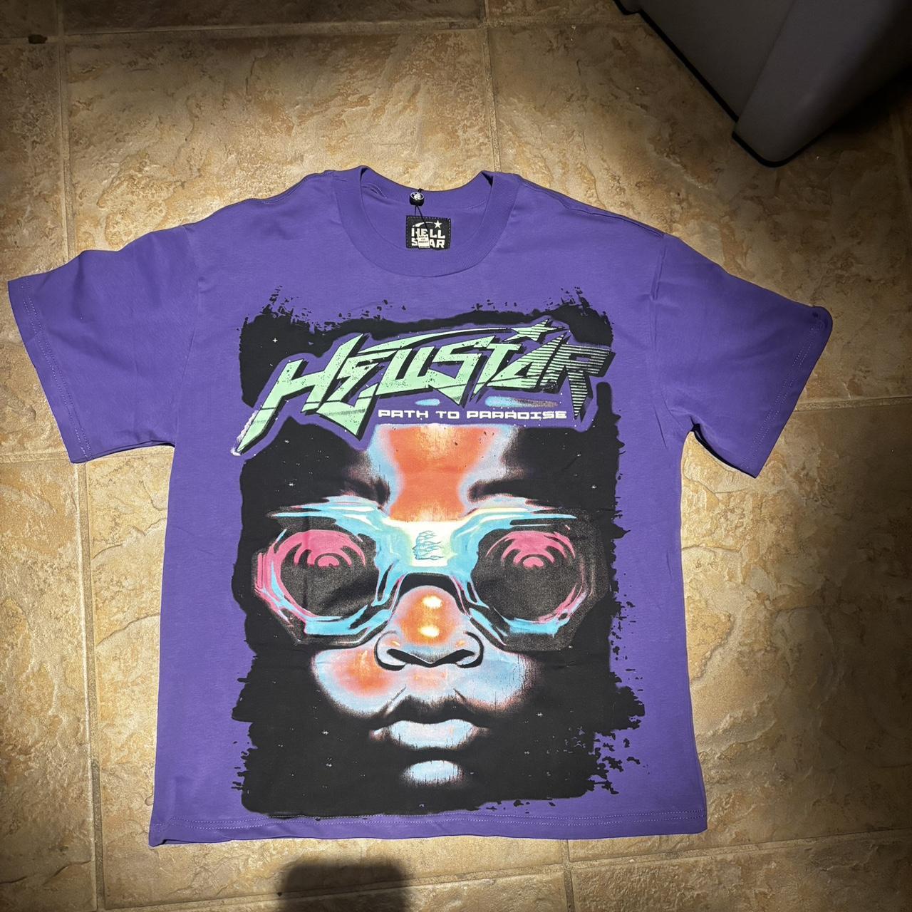 Hellstar "the future is hellstar " shirt size medium... - Depop