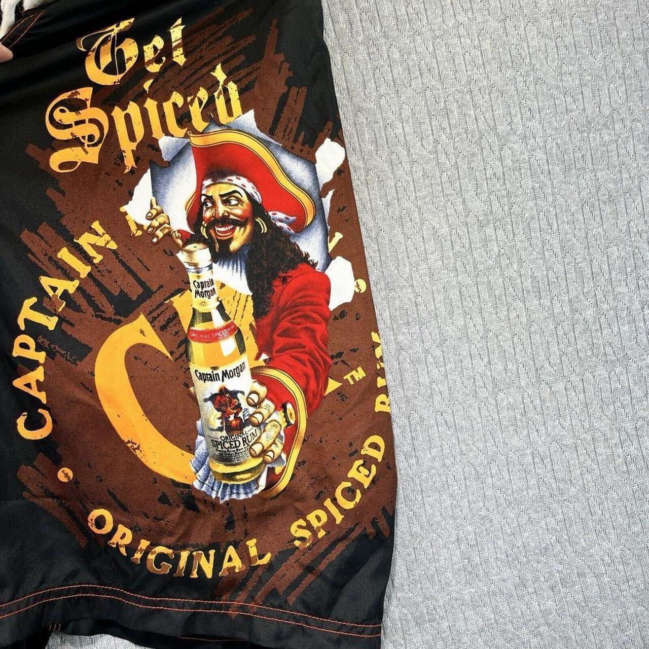 Captain Morgan men's (34) Official Crew Wear beach... | Depop