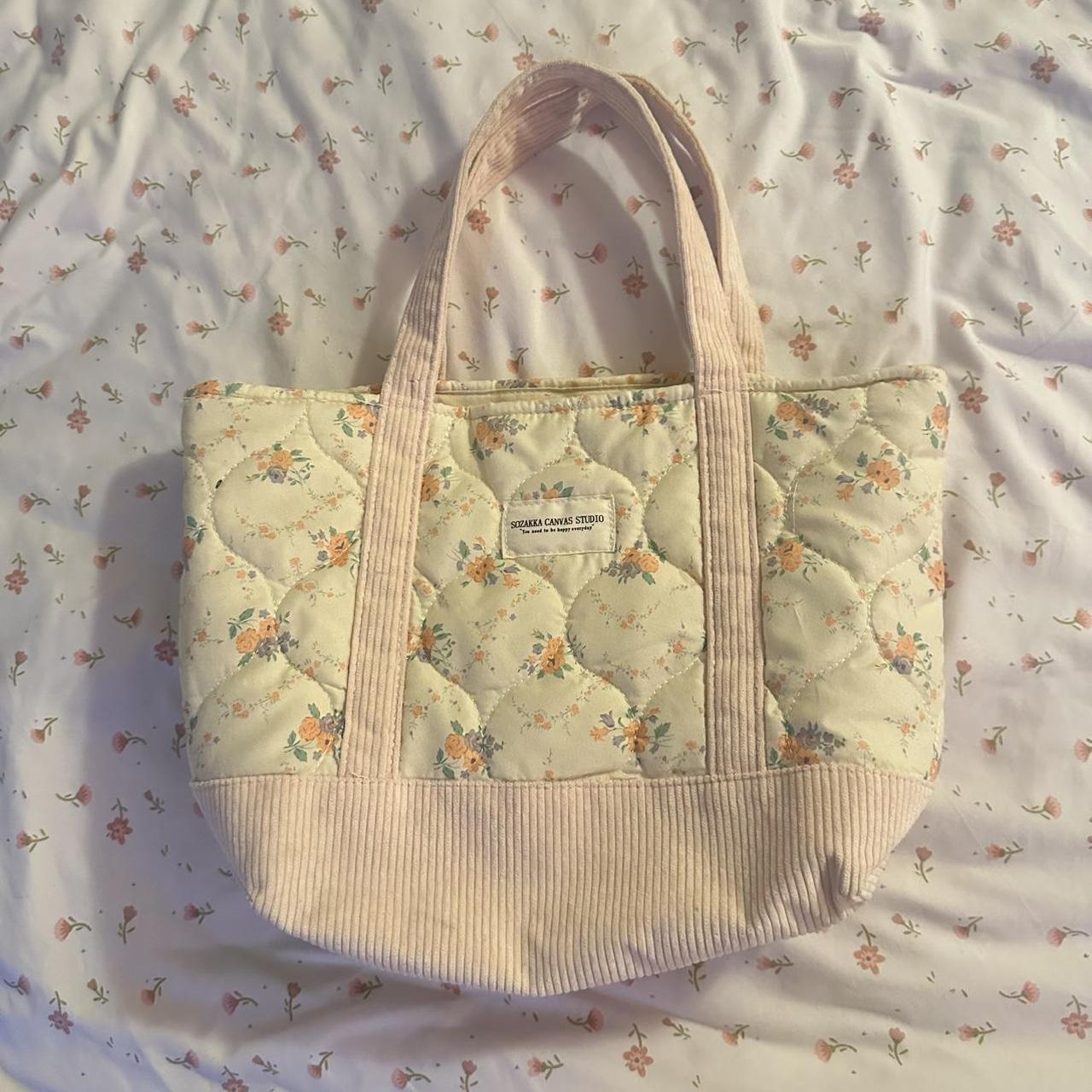 quilted tote bag from “Sozakka canvas... - Depop