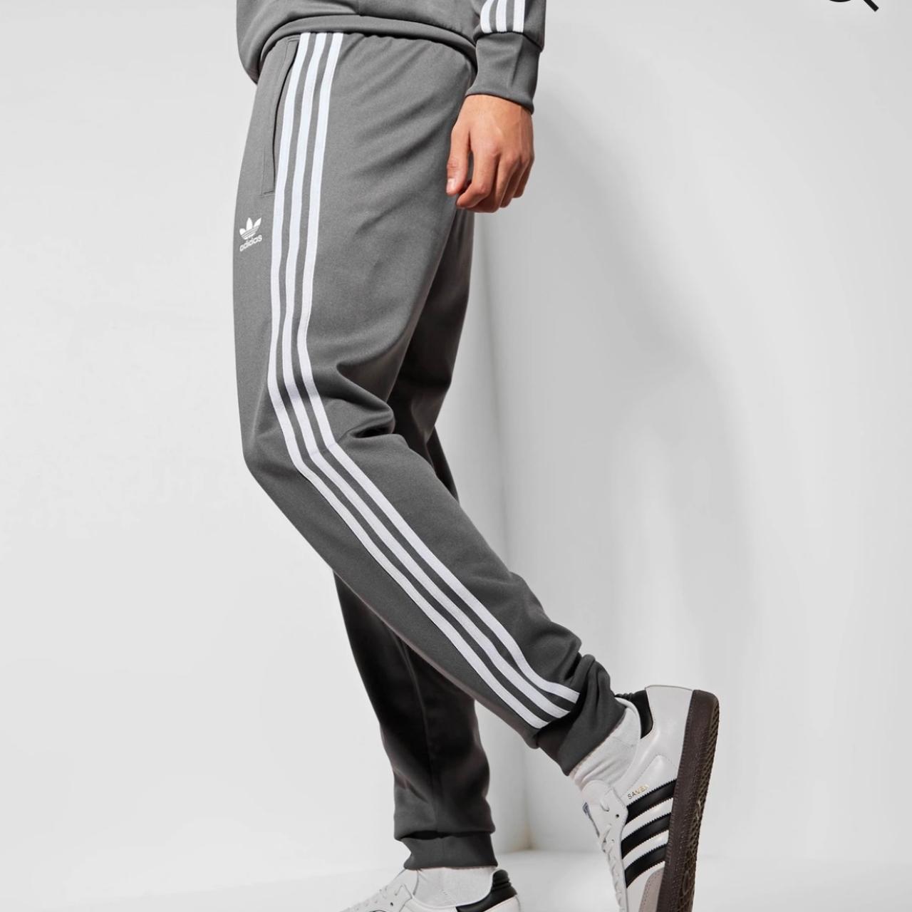 adidas Originals Grey SST Tracksuits - Depop