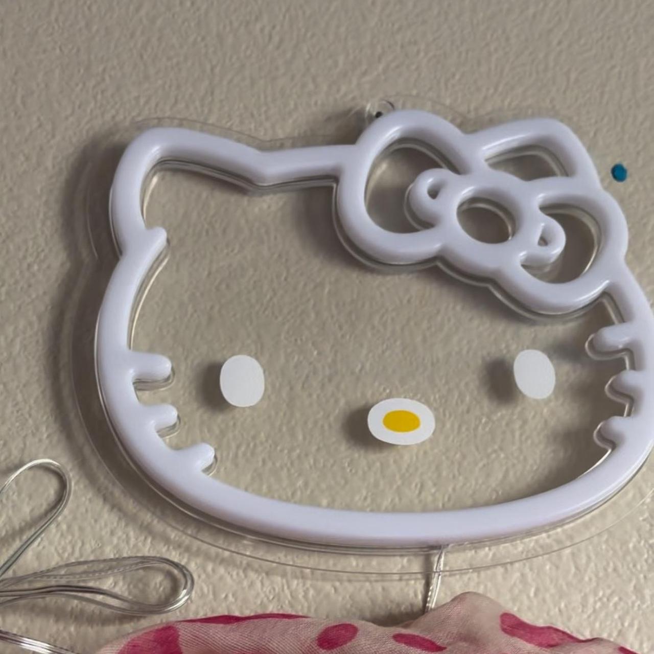 LED neon hello kitty sign. lights up a room for real... - Depop