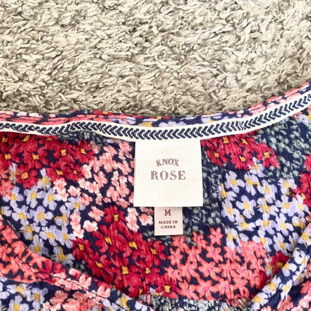 Knox Rose Pink Flower Midi Dress - super soft... - Depop