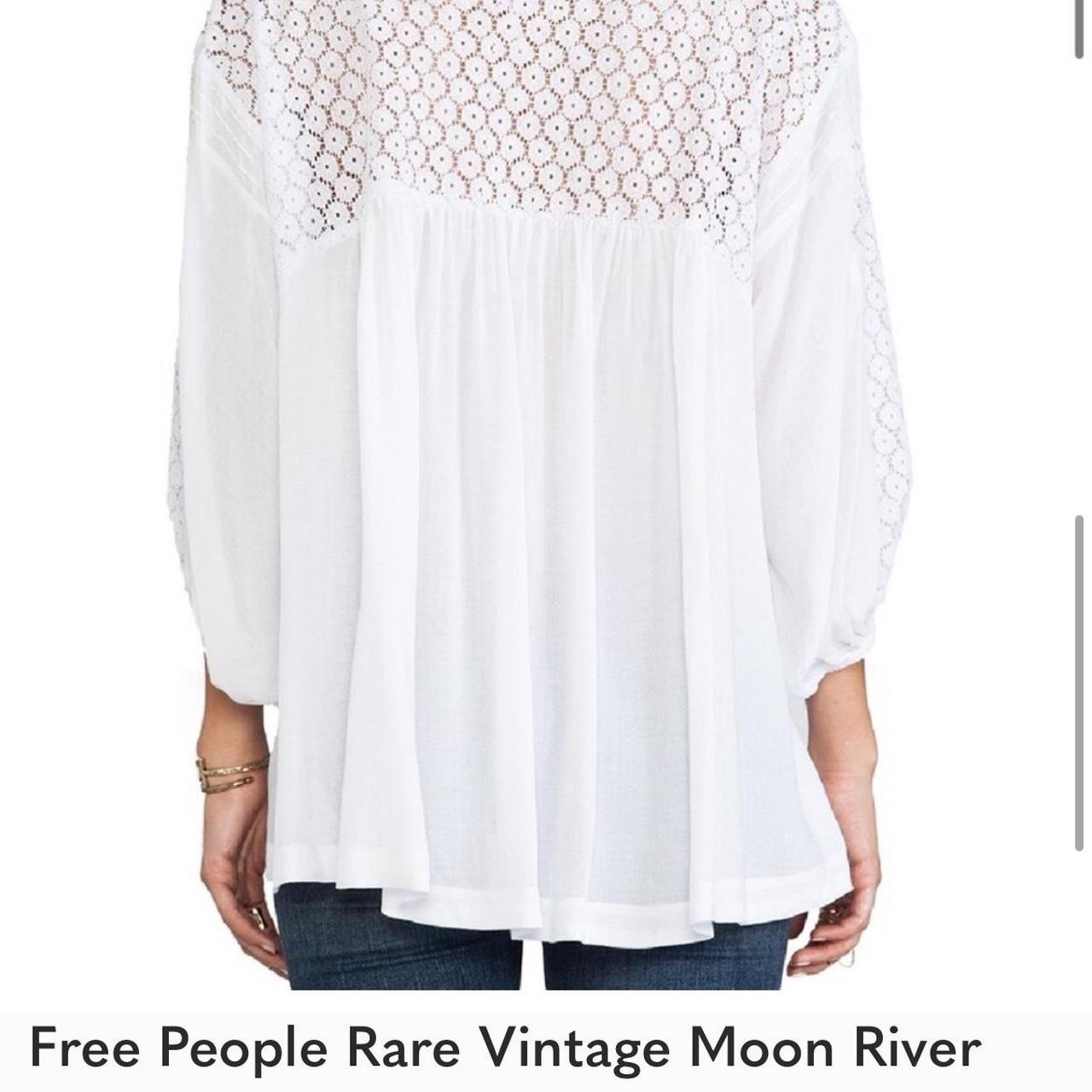 Vintage Free People Moon River Top Size... - Depop