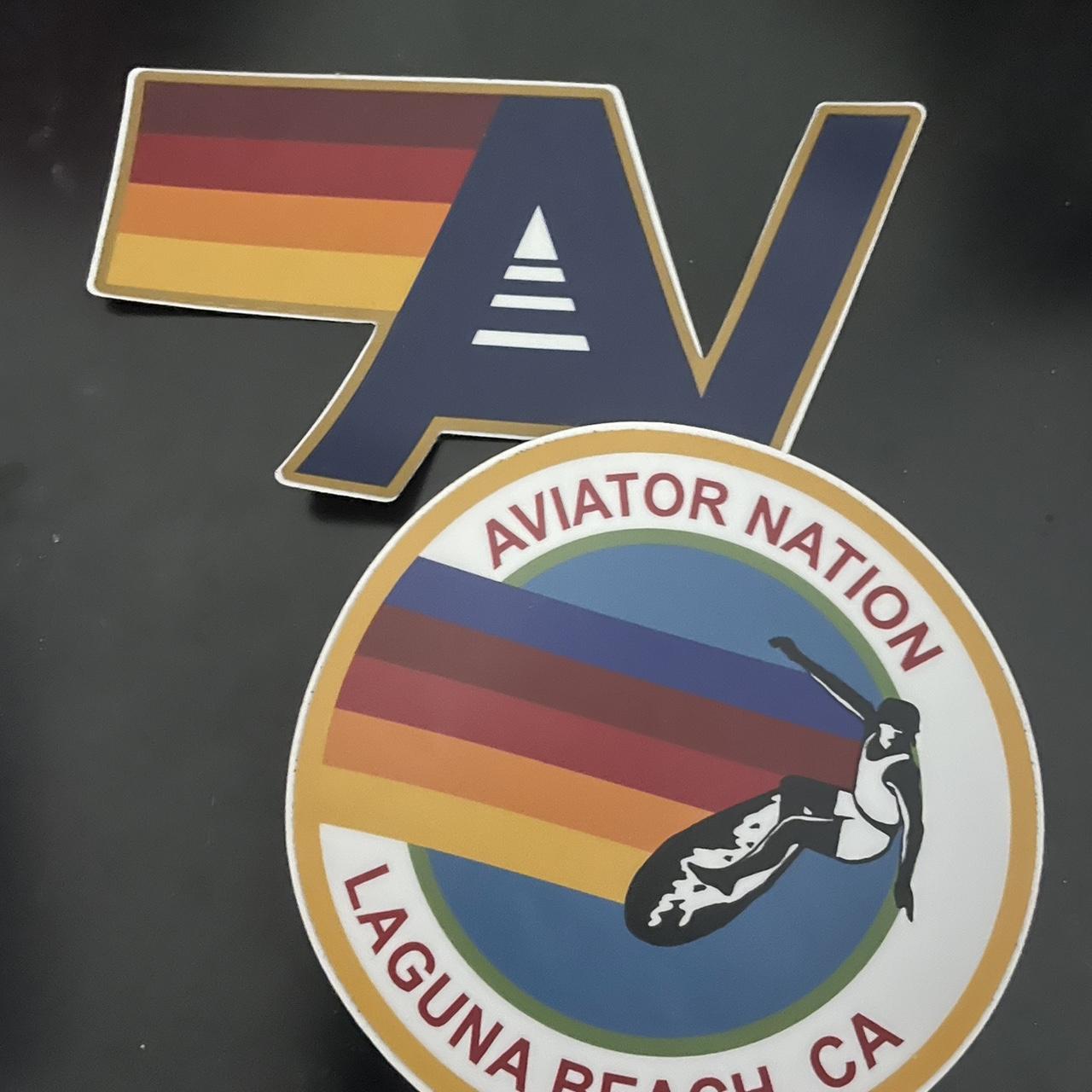 aviator nation stickers never used! - Depop