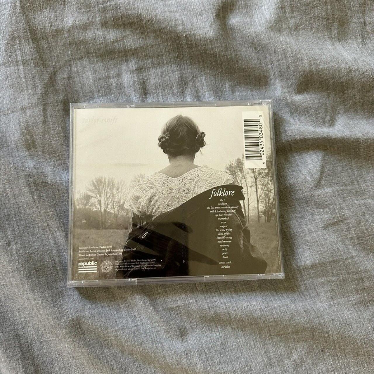Taylor Swift - Folklore CD Signed Factory Sealed... - Depop