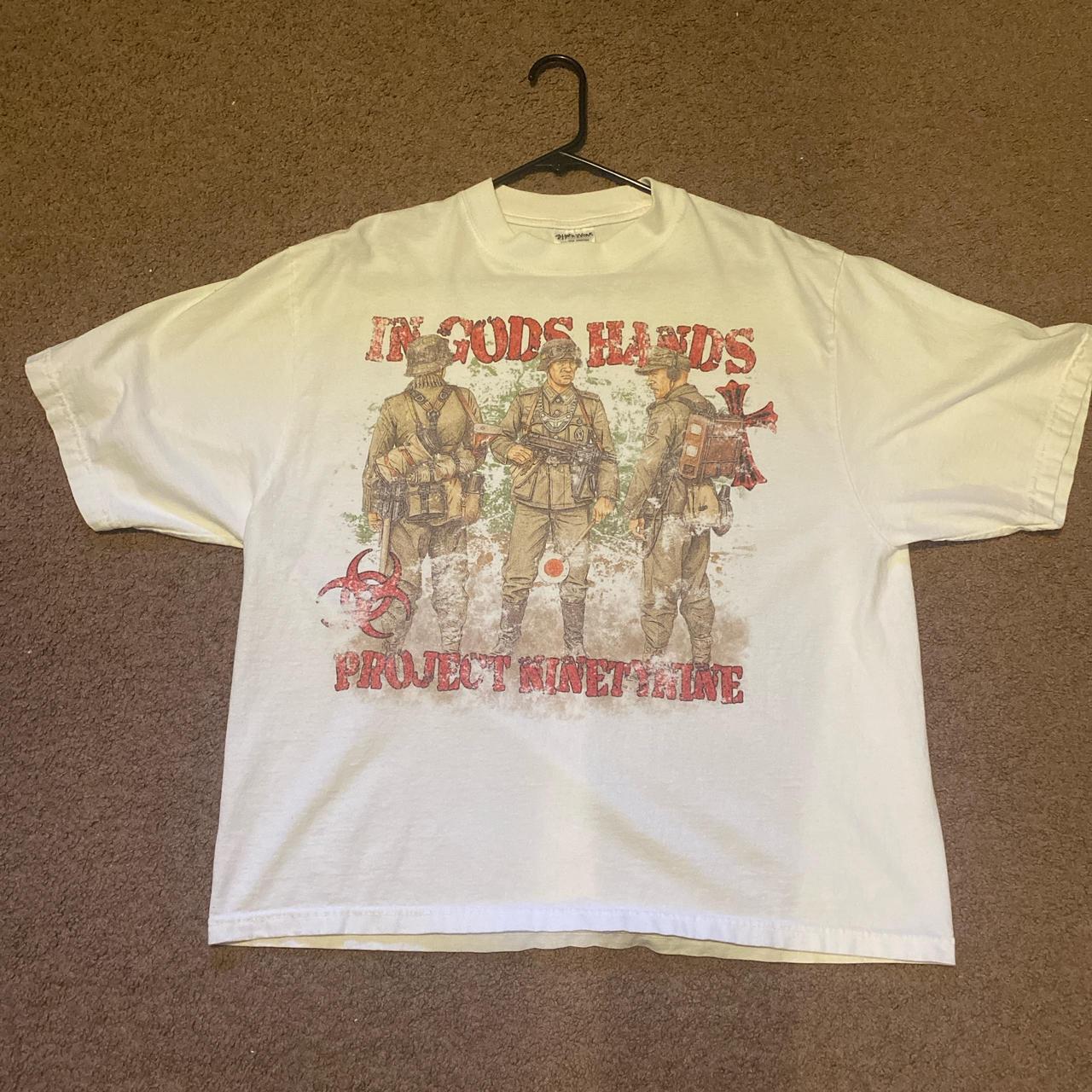 project99 war tshirt - Depop