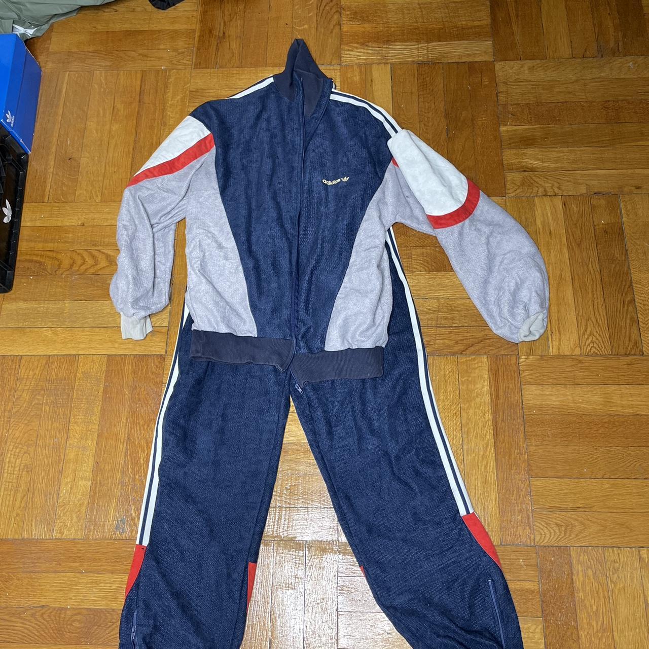 TRUE VINTAGE 80s ADIDAS TRACKSUIT never worn, sold... - Depop