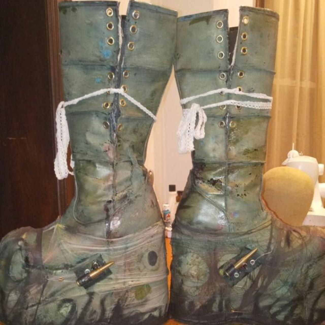 demonia Stack-301 SIZE 13 unisex platform boot 7"... | Depop