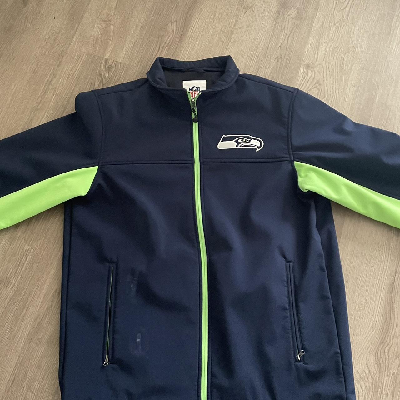 Seattle Seahawks Rain Jacket - Depop
