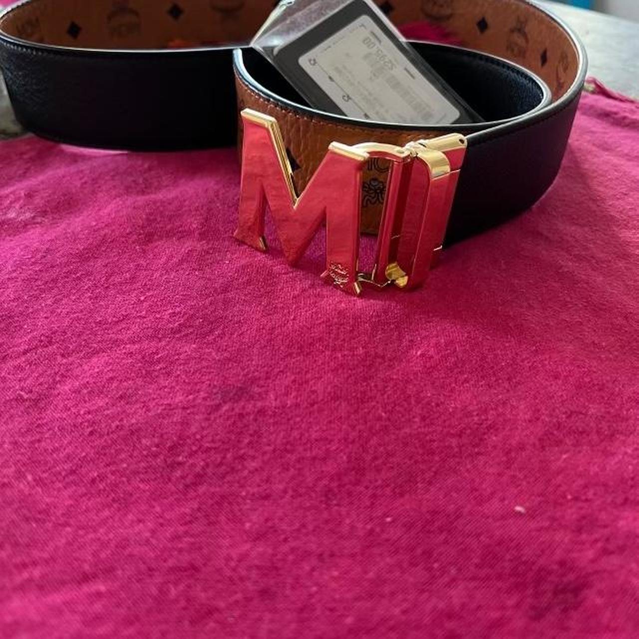 MCM CLAUS M REVERSIBLE BELT 1.75" IN One size fits... - Depop