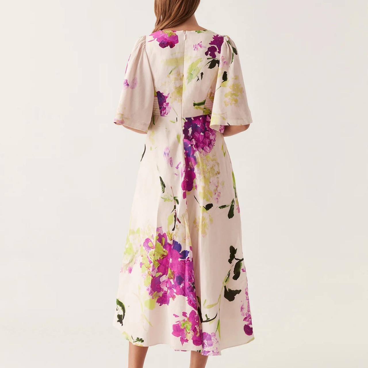 AJE Gilda Bell Sleeve Midi Dress Size 14 In great... - Depop