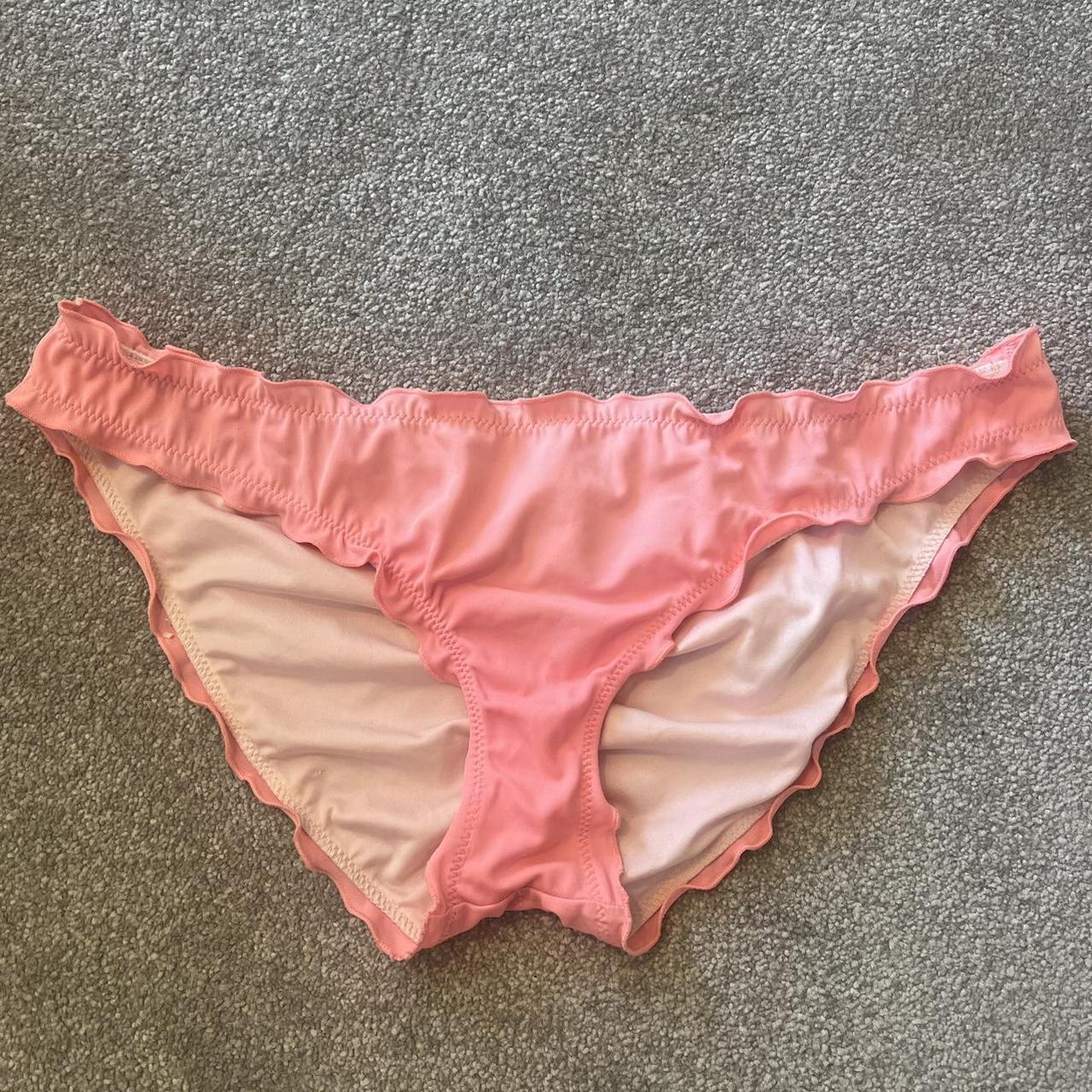 Victorias Secret Pink Bikini Bottoms Size Medium Depop