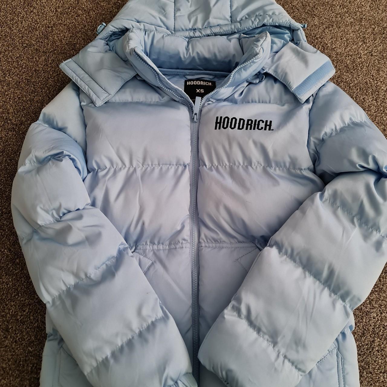 Baby blue hoodrich jacket (size XS) - Depop