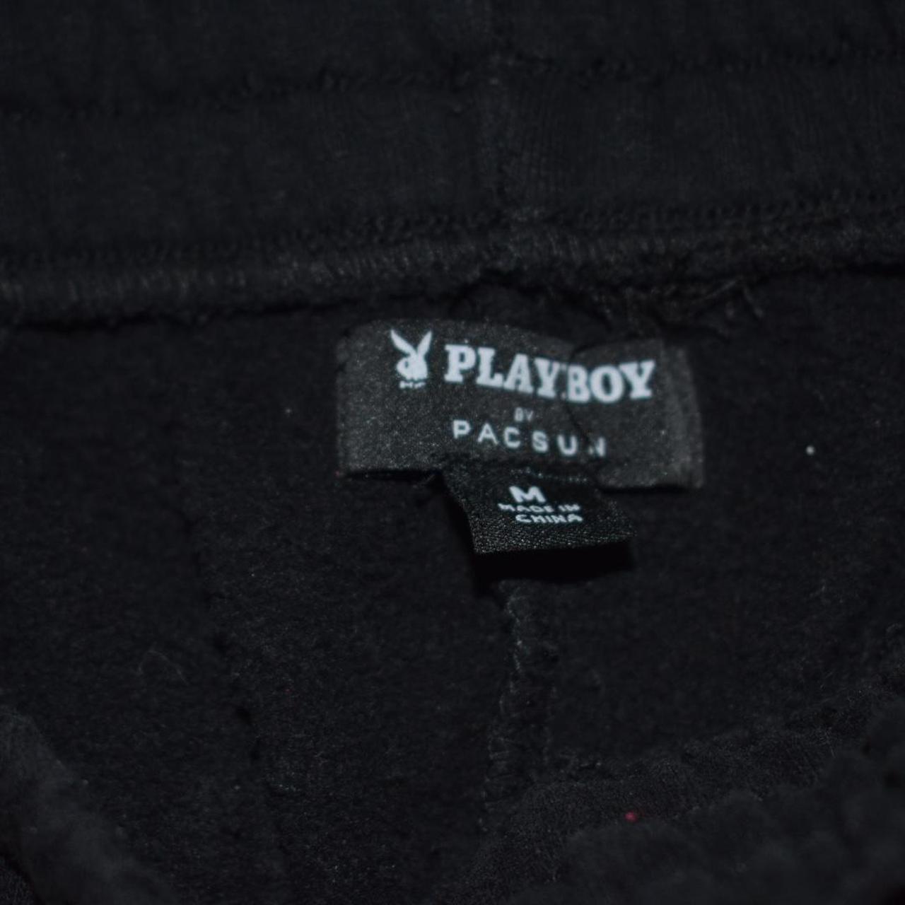 Playboy by pacsun ripped sweats - slit under butt... - Depop