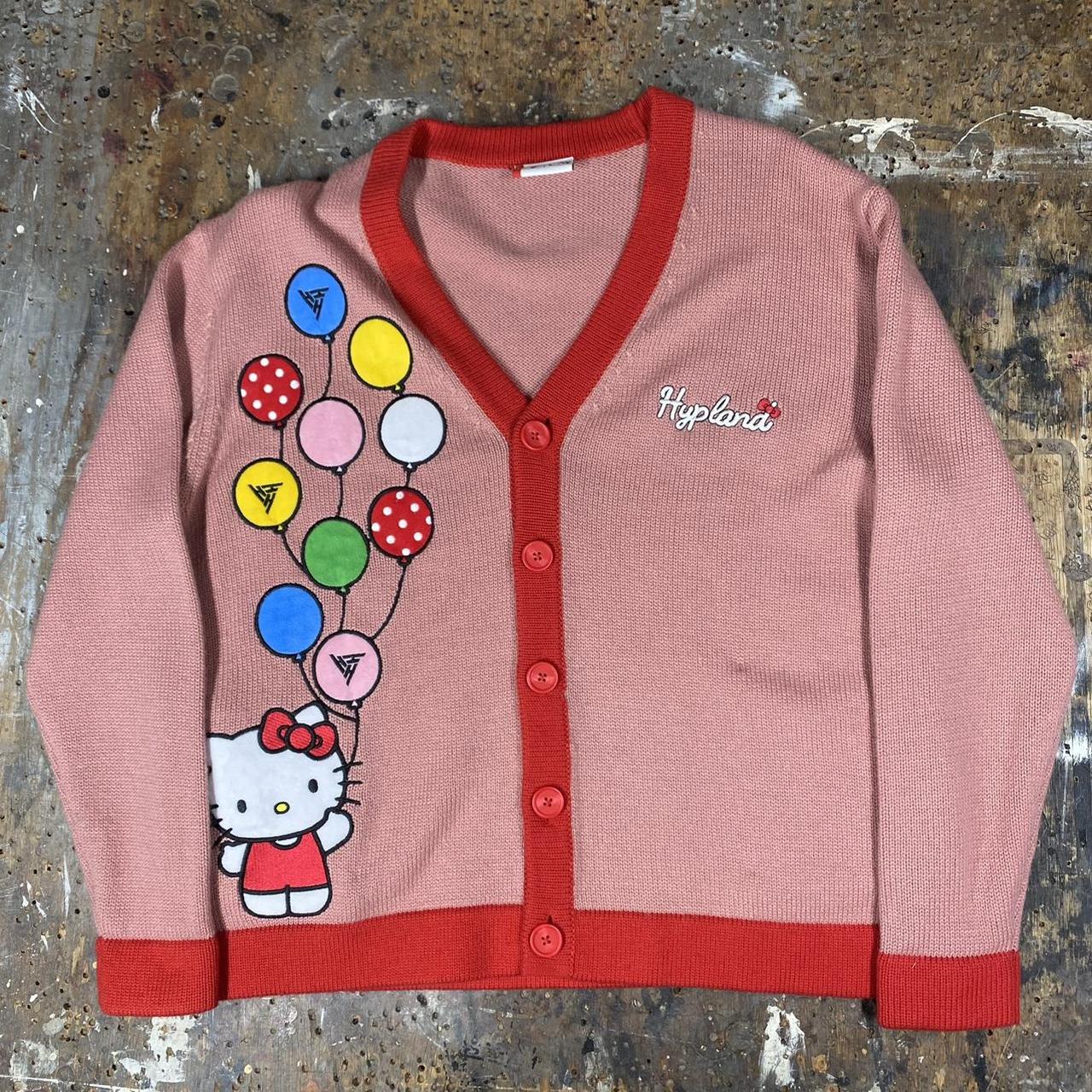 Hypland x Hello Kitty Knit Cardigan - great... - Depop